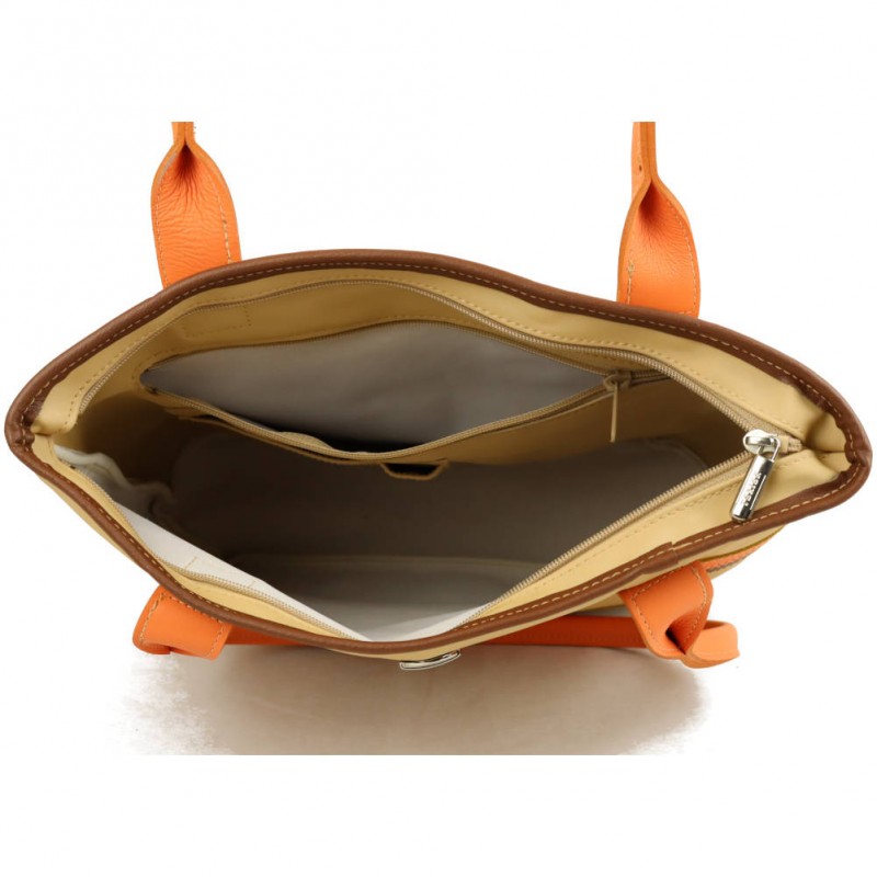 Texier nylon beige motif bande / Fabrication France